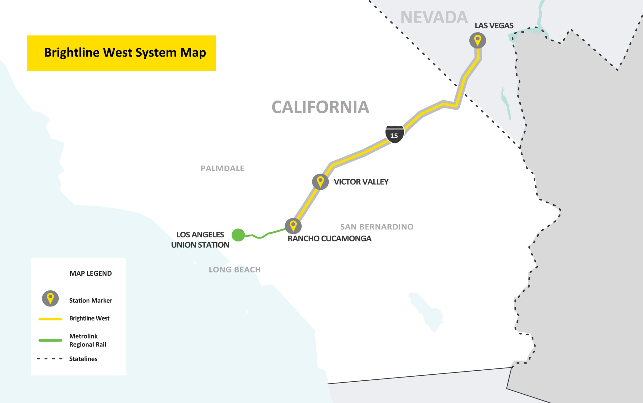 Brightline West will soon be Hired to Build the High-Speed Rail from ...