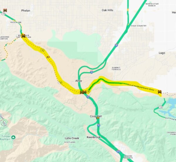 Remember Highway 138 is Closed Hesperia side and Phelan side after ...