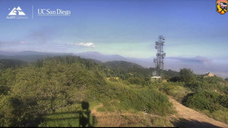 Smoke Drifting into the Mountains and High Desert Monday Evening - Pain ...